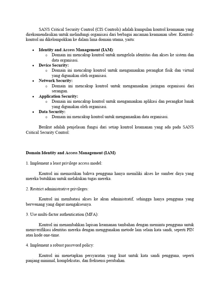 SANS Critical Security Control | PDF