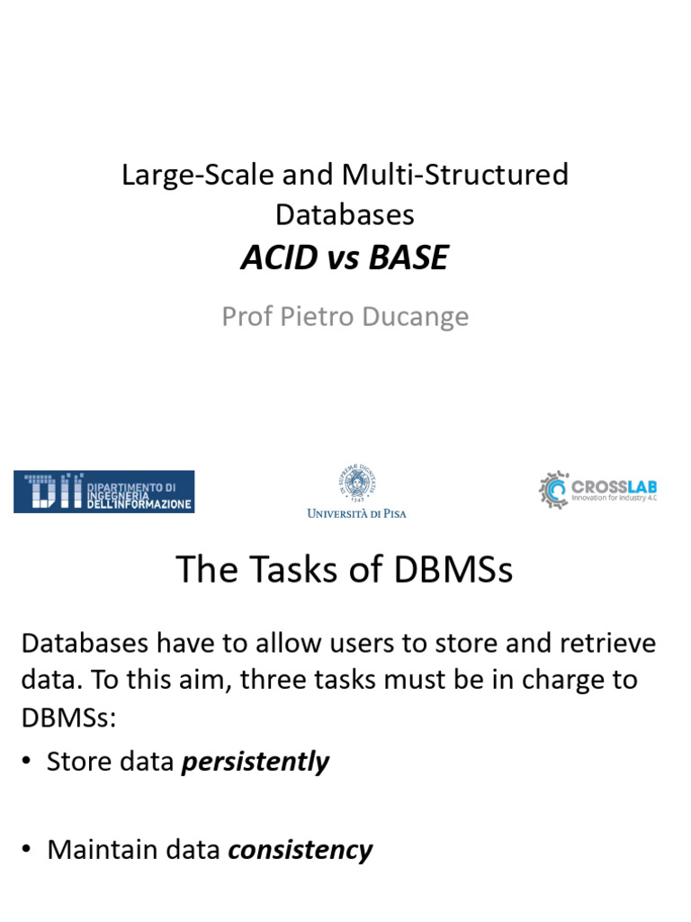 2 - ACID Vs BASE | PDF
