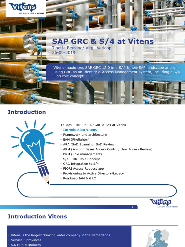 SAP GRC 12.0 Implementation at Vitens | PDF | Access Control ...