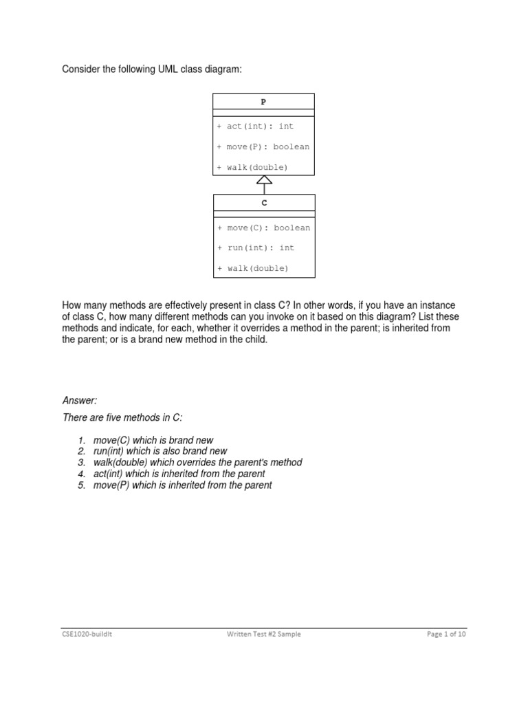 Test 2 Sample Pdf Method Computer Programming Class Computer Programming