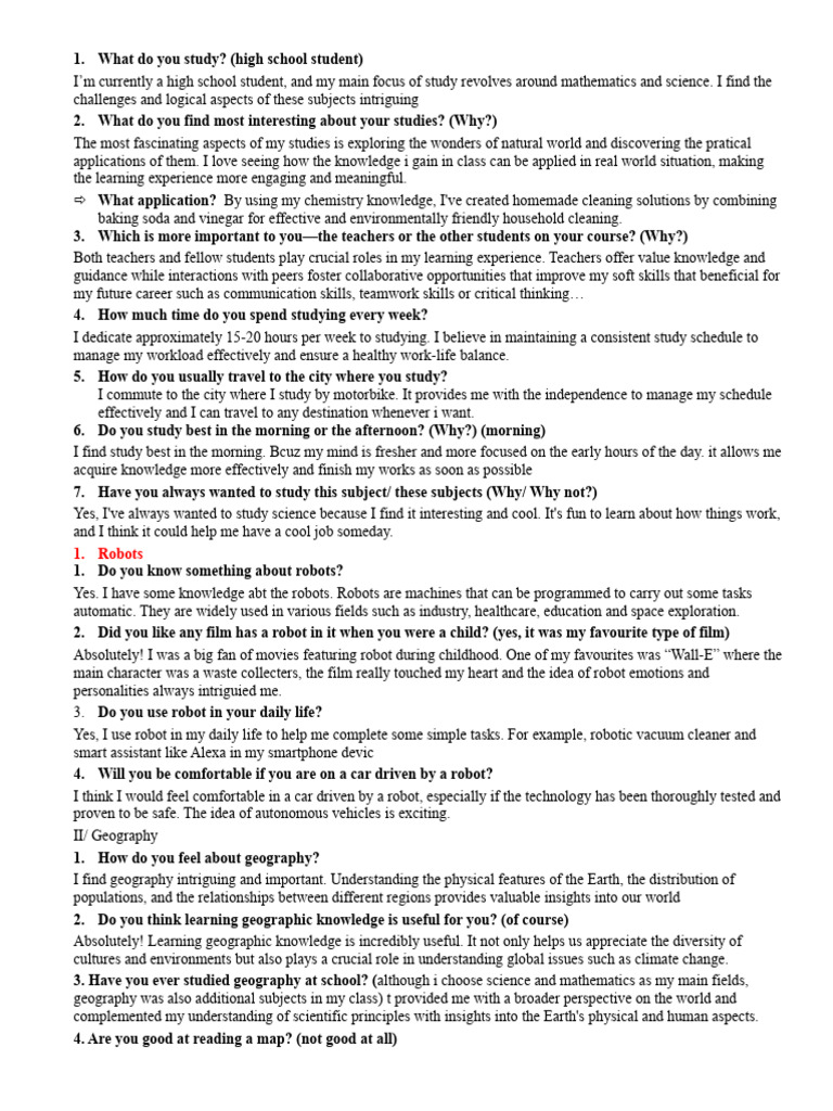 What Do You Study | PDF