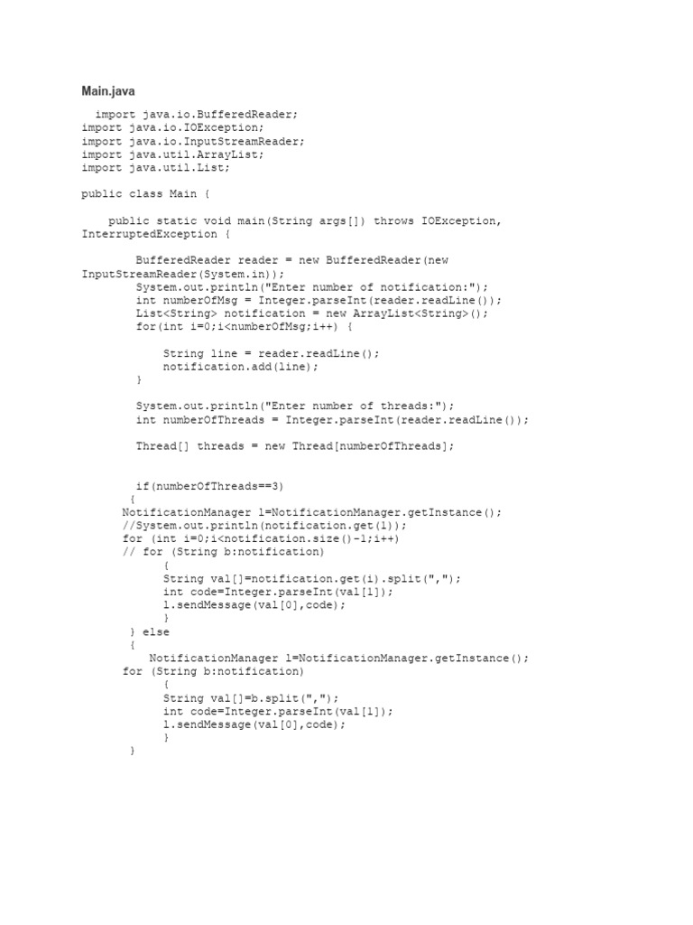 Threads - IV | PDF | Software Engineering | Object Oriented Programming