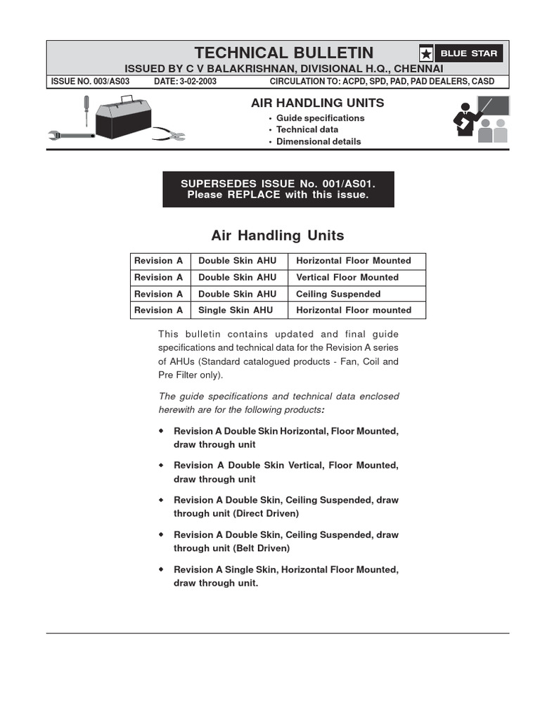 Air Handling Units | PDF | Sheet Metal | Door