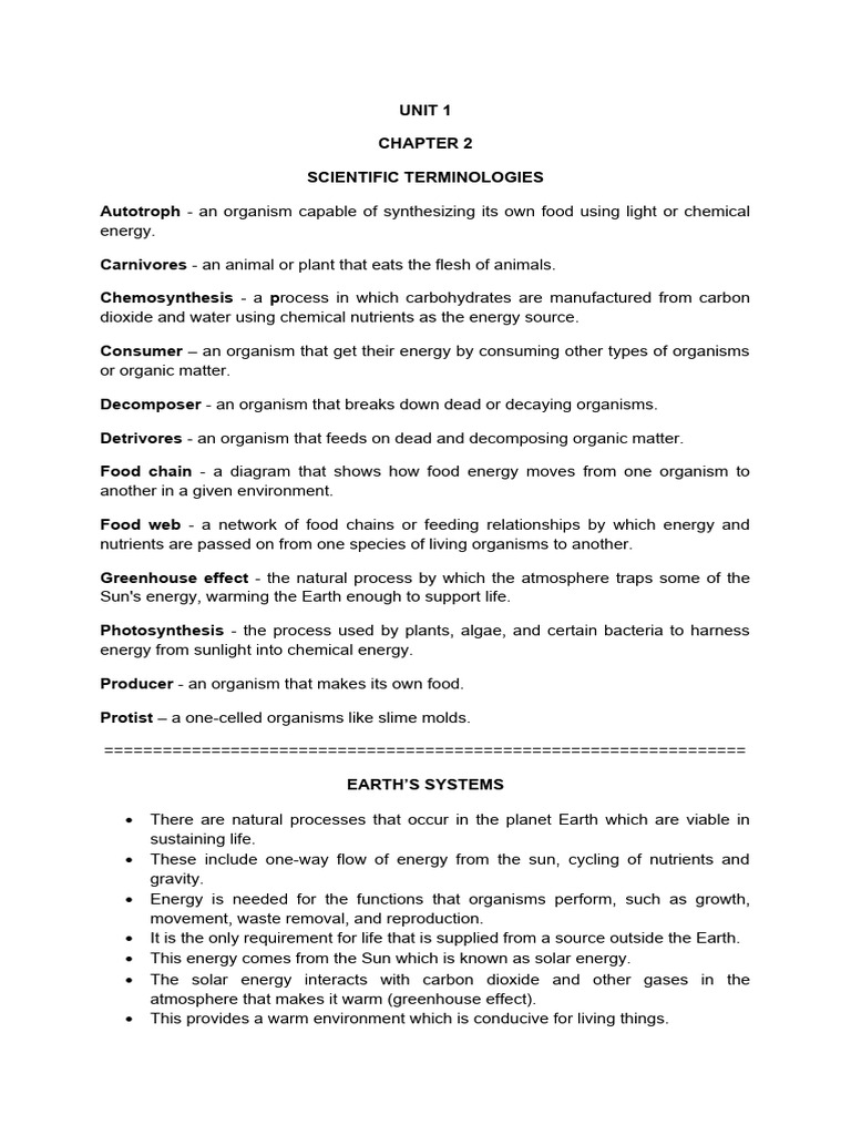 Chapter 2 - Earth Systems | PDF | Atmosphere Of Earth | Atmosphere