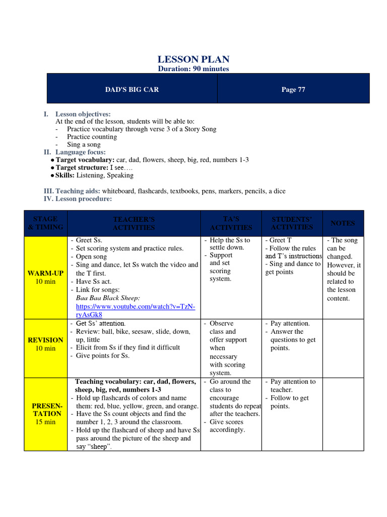 Lesson Plan - DDTN - Unit 10 - Lesson 3 | PDF | Human Communication | Behavior Modification
