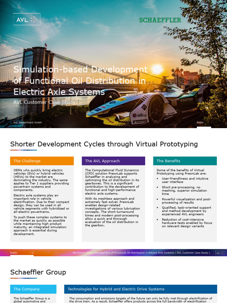 Avl Customer Case Study - Simulation Based Development of Functional Oil Distribution in ...