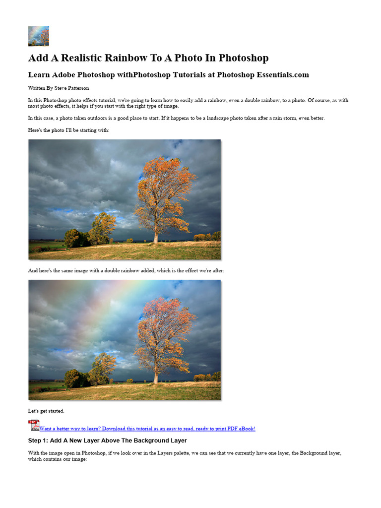 How To Use Photoshop Effects 7 | PDF | Adobe Photoshop | Computer Vision
