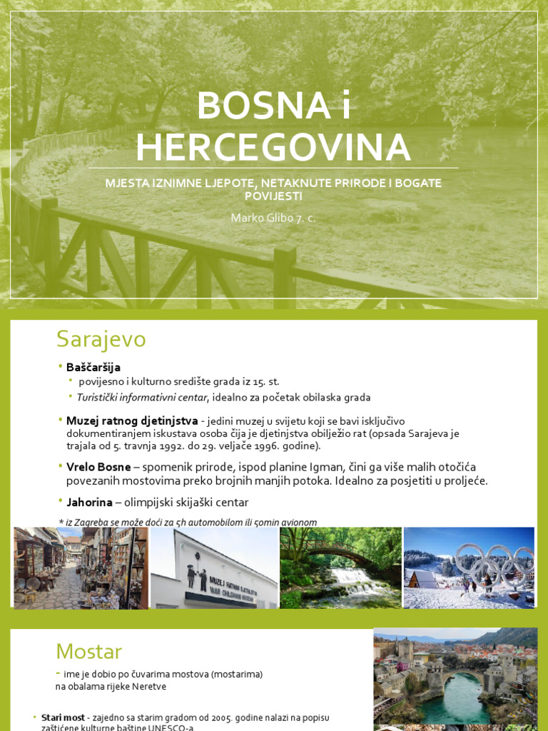 Marko Geografija Bih | PDF