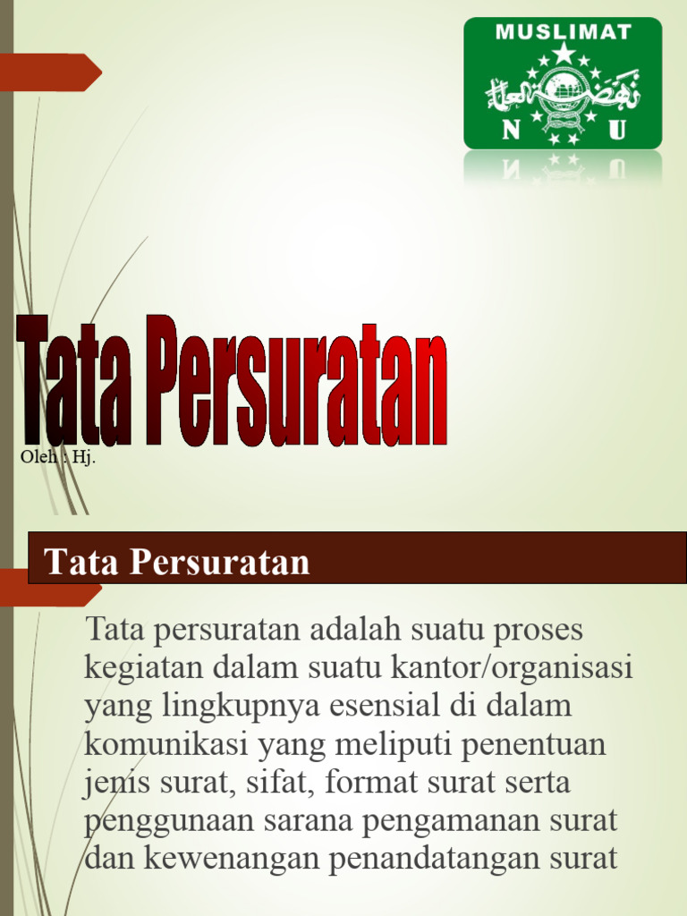 Tata Persuratan | PDF