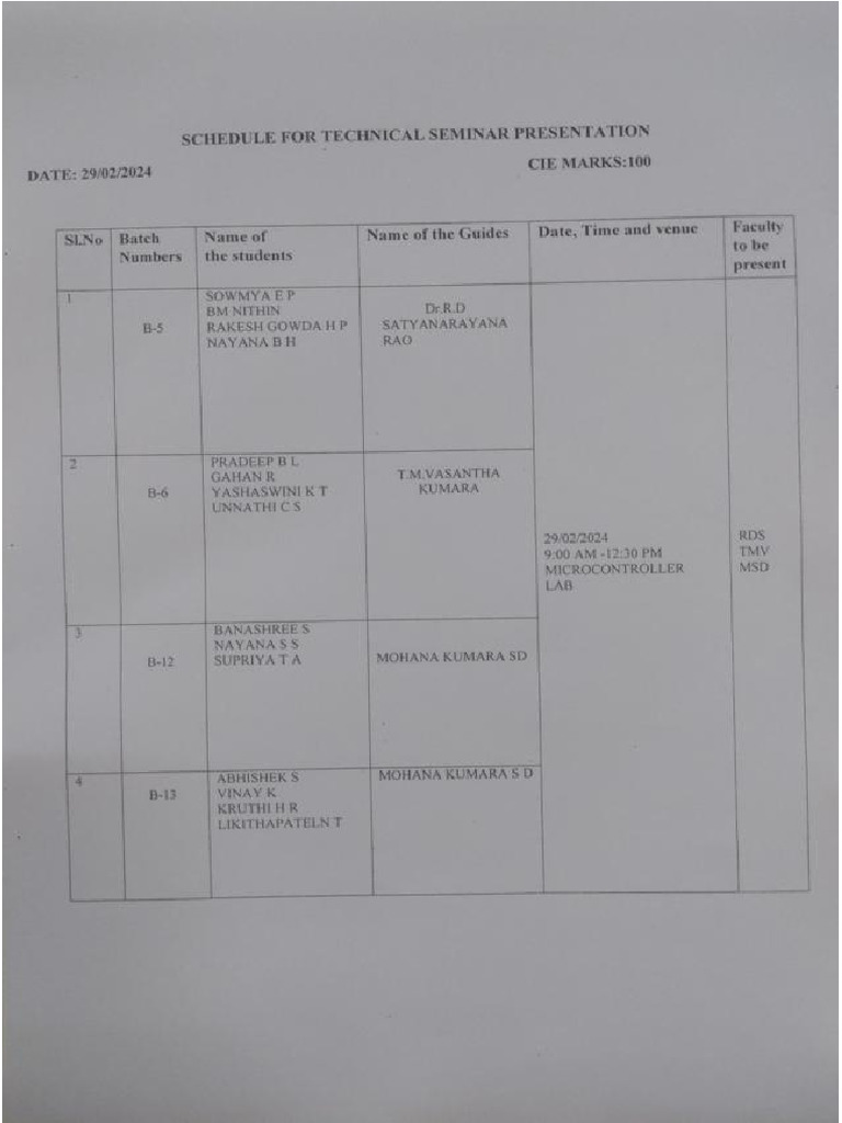 Technical Seminar | PDF