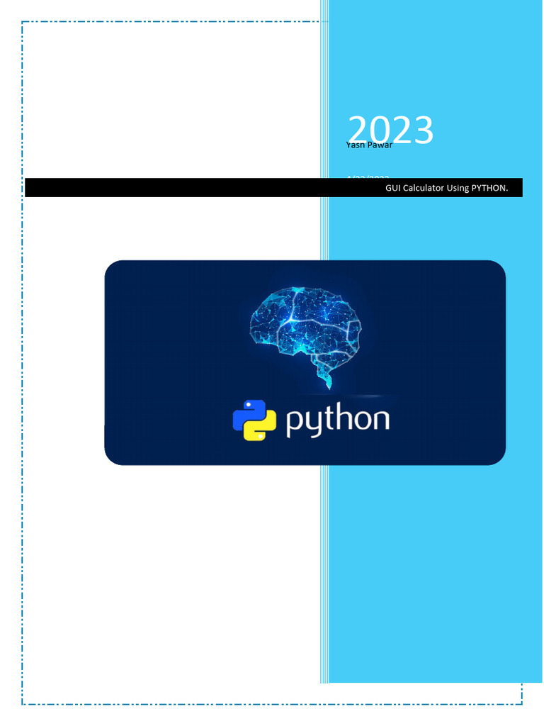 Python Micro Project Pdf Parameter Computer Programming Graphical User Interfaces 