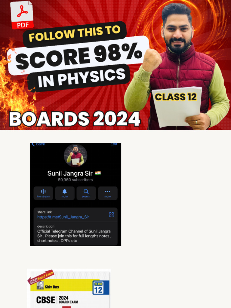 Class 12 Physics Chapter Overview | PDF