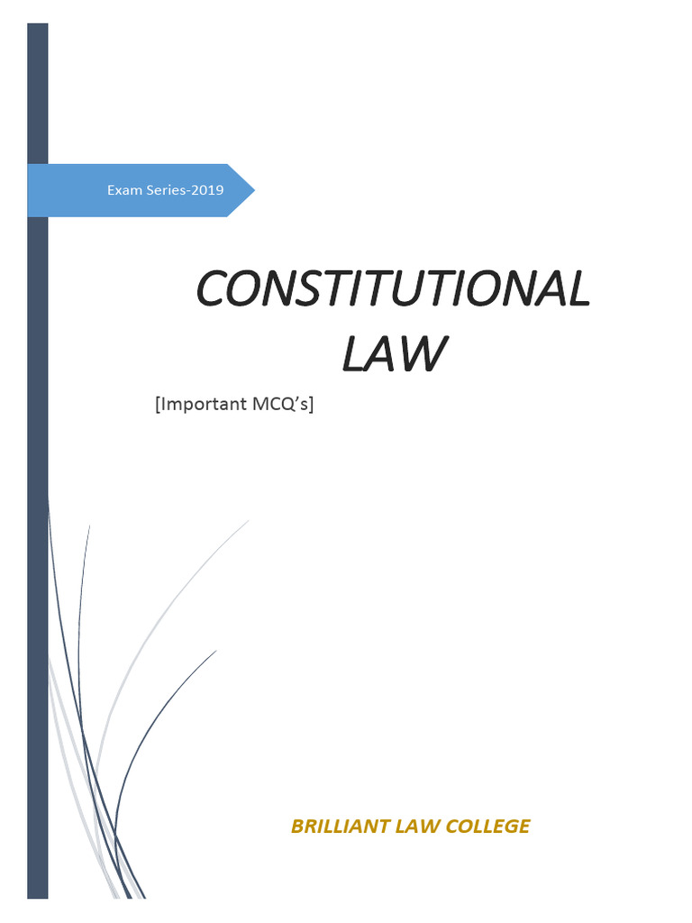 Constitutional Law | PDF | Constitution | House Of Lords