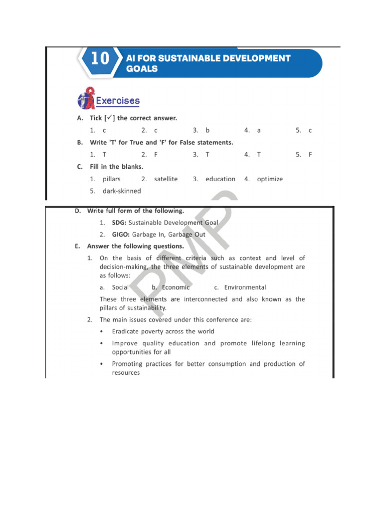 Grade 7-AI For SDG Goals | PDF