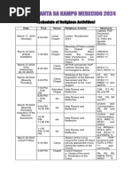 2025 GC Calendar of Events | PDF | Seventh Day Adventist Church ...