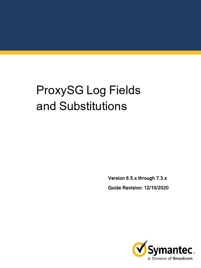 Log Fields Subs | PDF | Proxy Server | Port (Computer Networking)