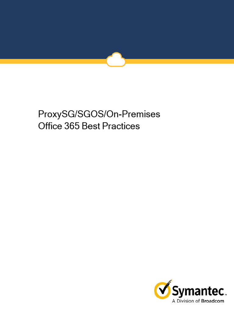 OnPrem 0365 PDF | PDF | Proxy Server | Transport Layer Security