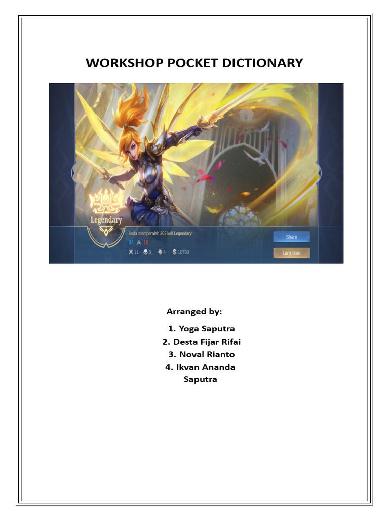 Workshop Pocket Dictionary | PDF