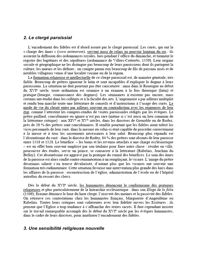 Cours N°6 | PDF | Luthéranisme | Martin Luther