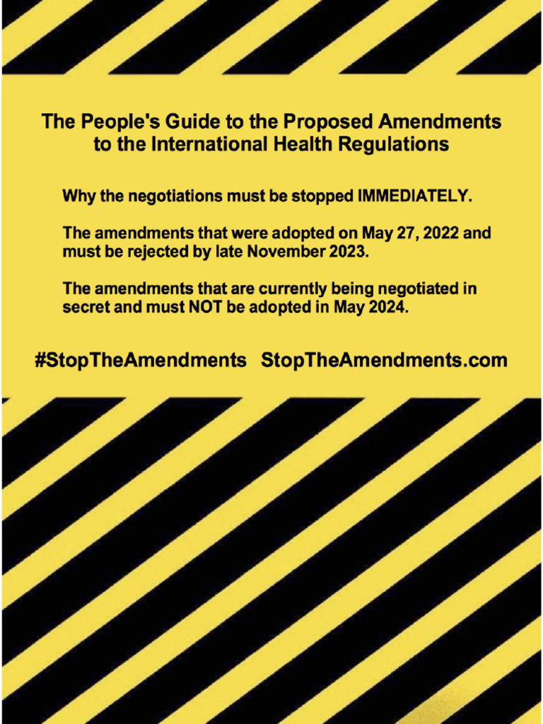 The Peoples Guide To The Proposed Amendments To The International ...