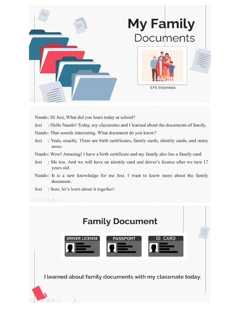 Sd-My Family Documents | PDF