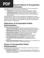 Public Administration Unit-5 Comparative Public Administration | PDF ...