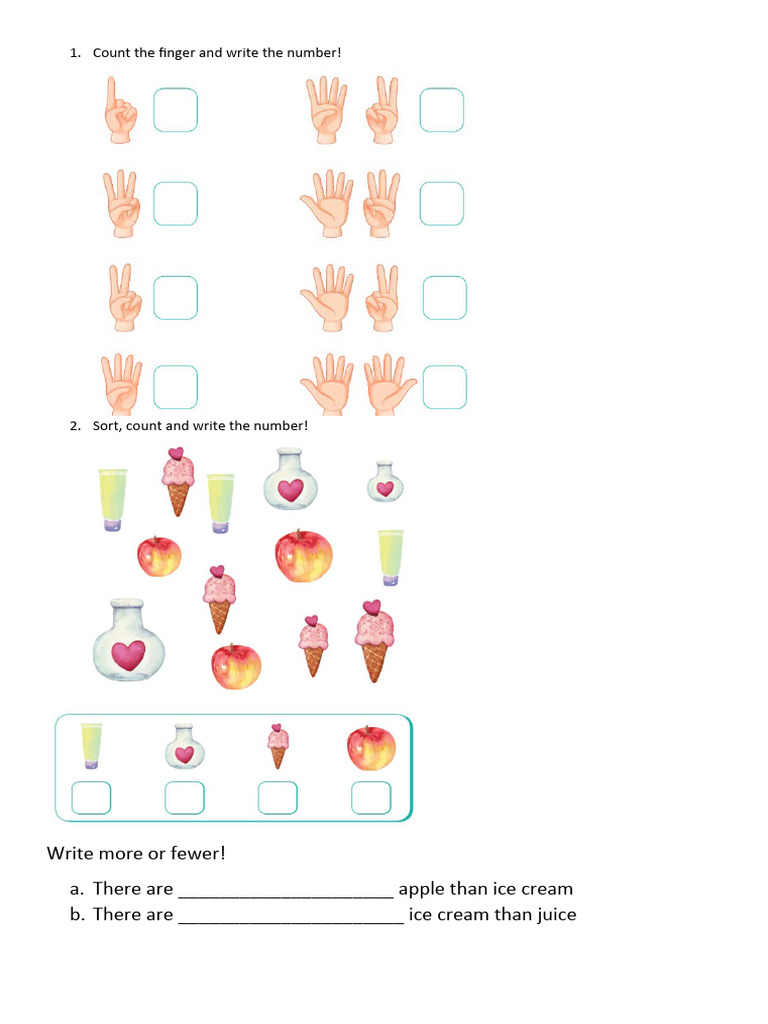 Soal Math Grade 1 | PDF