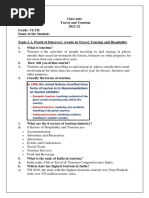 Travel & Tourism AS:A Level (9395) - 2024:2026 Syllabus | PDF | Tourism ...