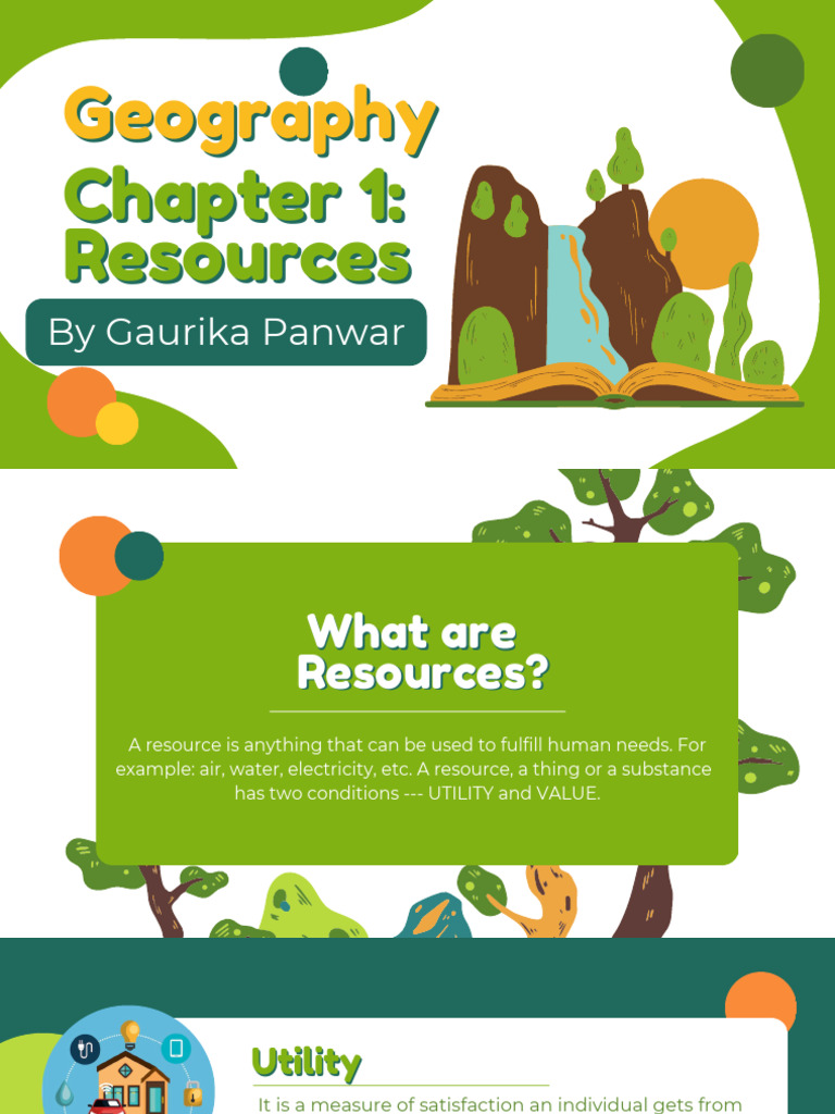 Natural Resources Science School Geography College Project Modern ...