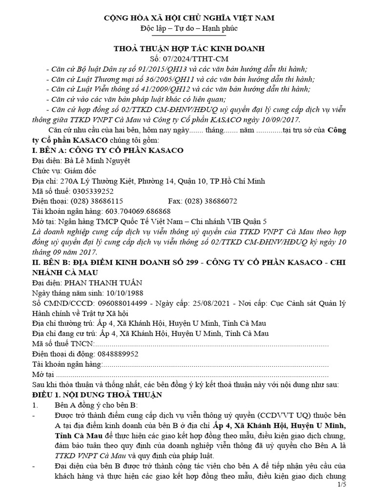 CM299 - Phan Thanh Tuan | PDF