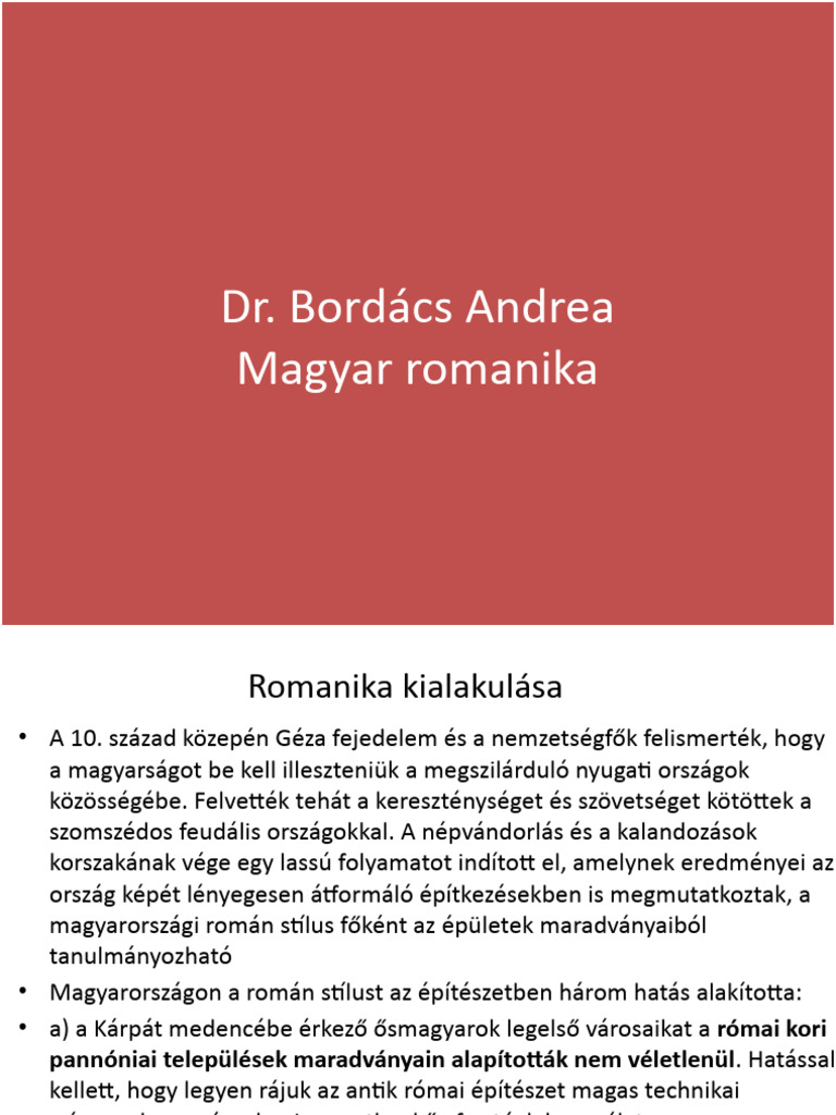 Magyar Romanika 20180216 | PDF