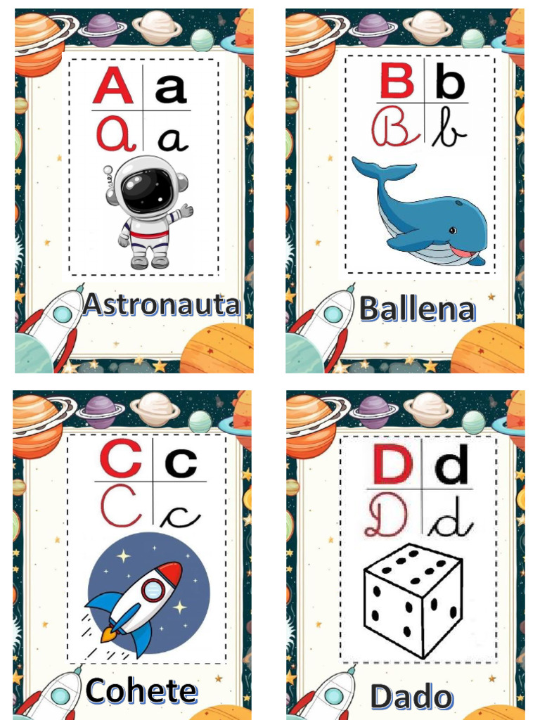 Abecedario Espacio | PDF