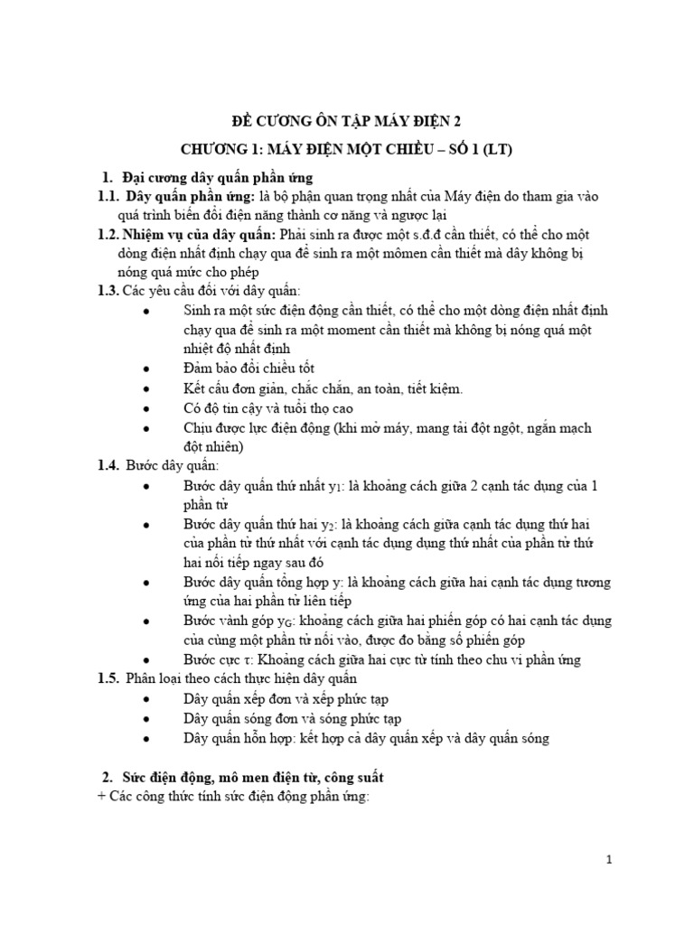 Ly Thuyet Chuong 1 2 | PDF