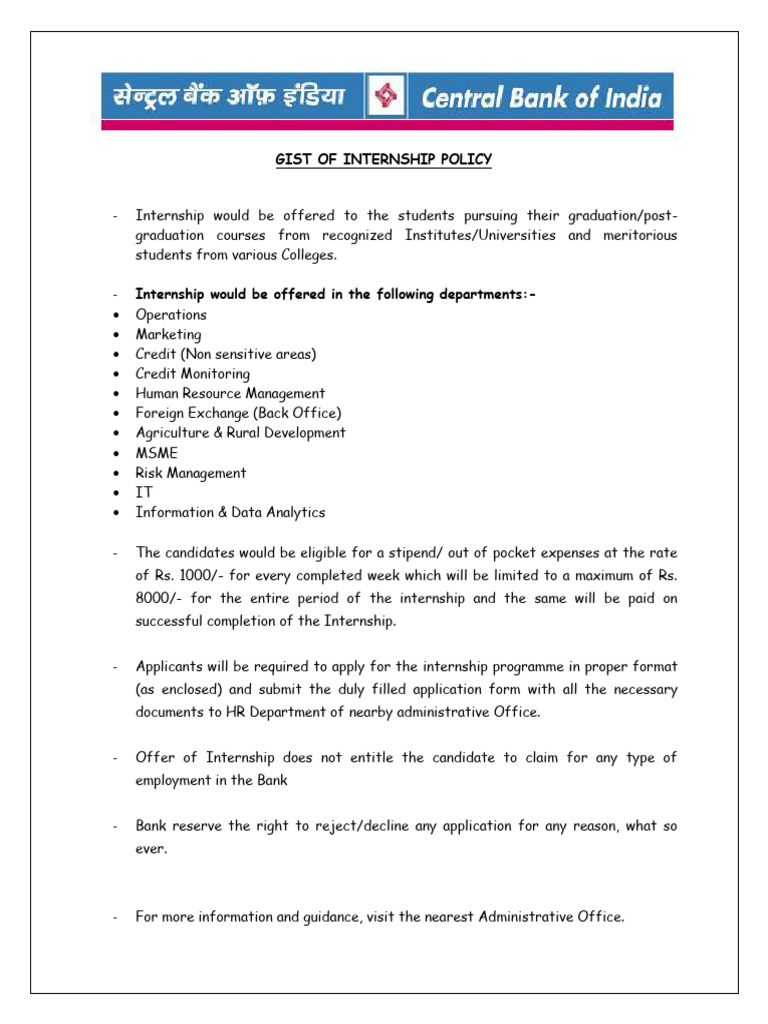 Internship Gist Application | PDF | Internship | Job Hunting