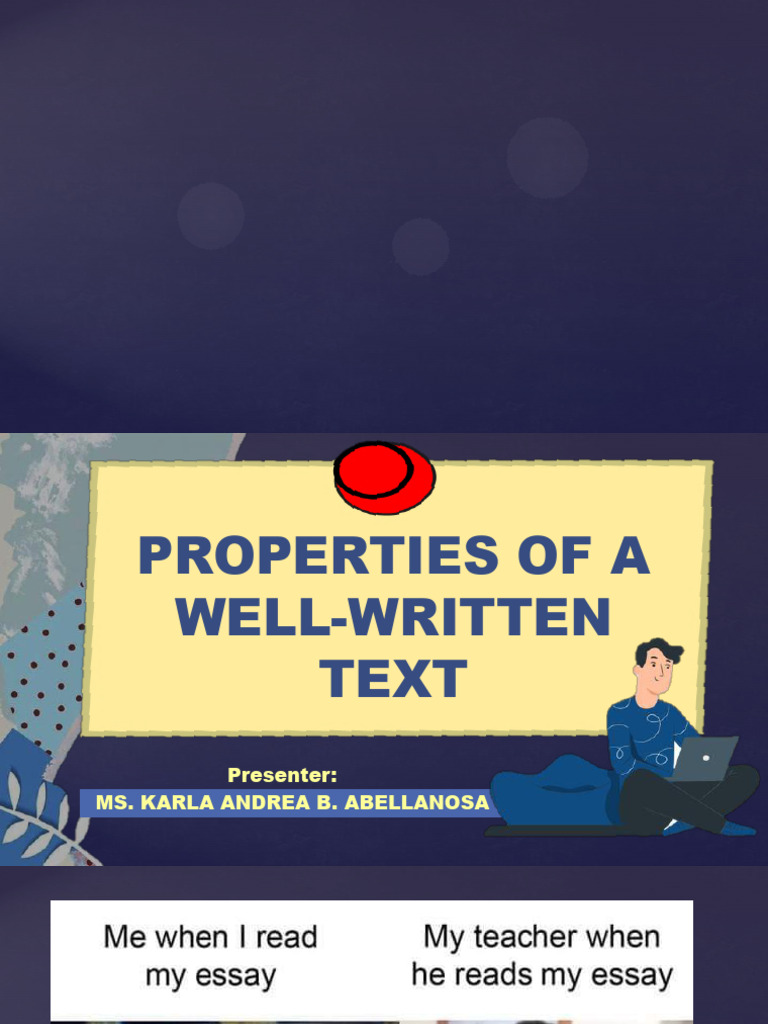 Properties-2 0 | PDF | Paragraph | Writing