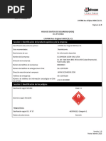 Tóner: Hoja de Seguridad y Peligros | PDF | Toxicidad | Residuos