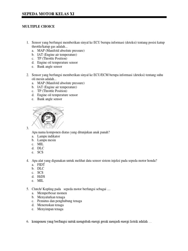 Soal Latihan TSM | PDF