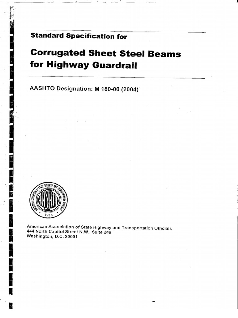 Aashto M180-2004 | PDF