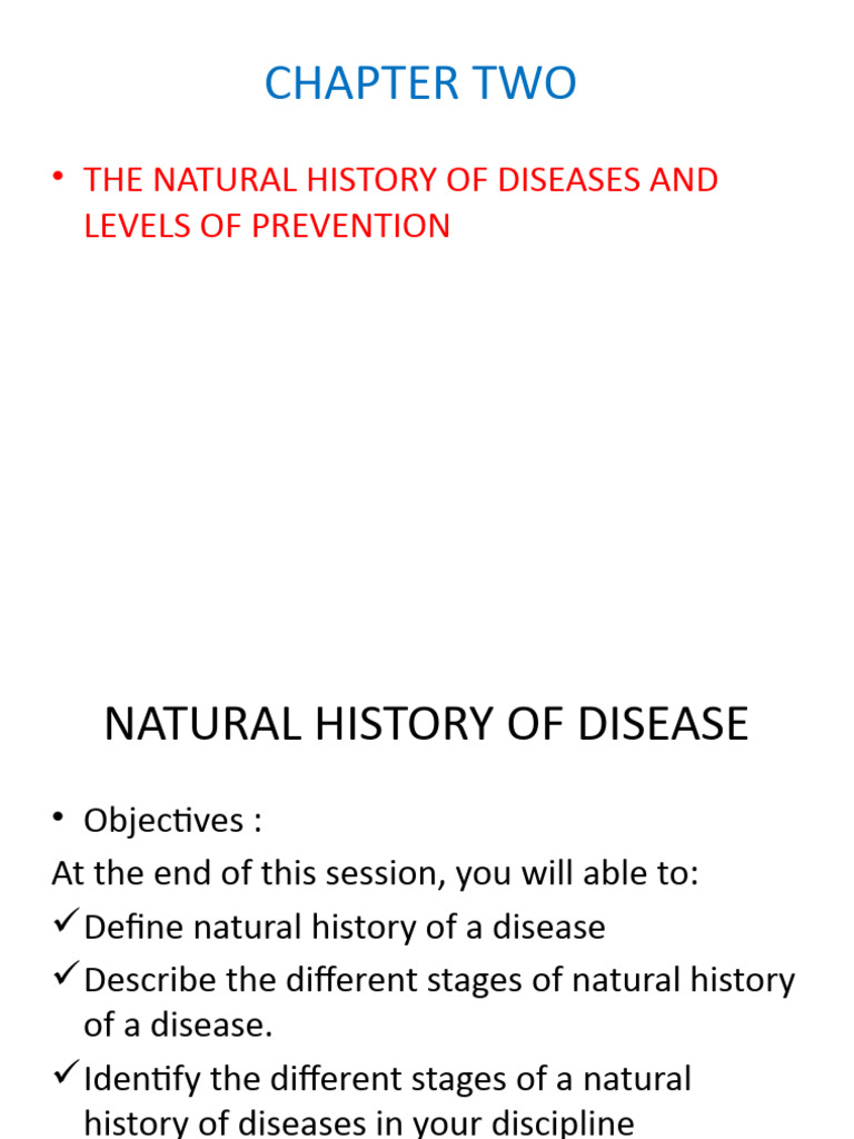 Chapter 2, Nature of History of Disease | Download Free PDF | Preventive Healthcare | Infection