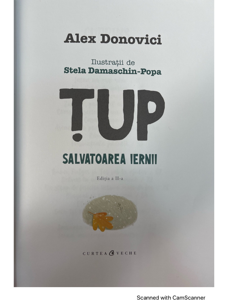 Tup, Salvatoarea Iernii | PDF
