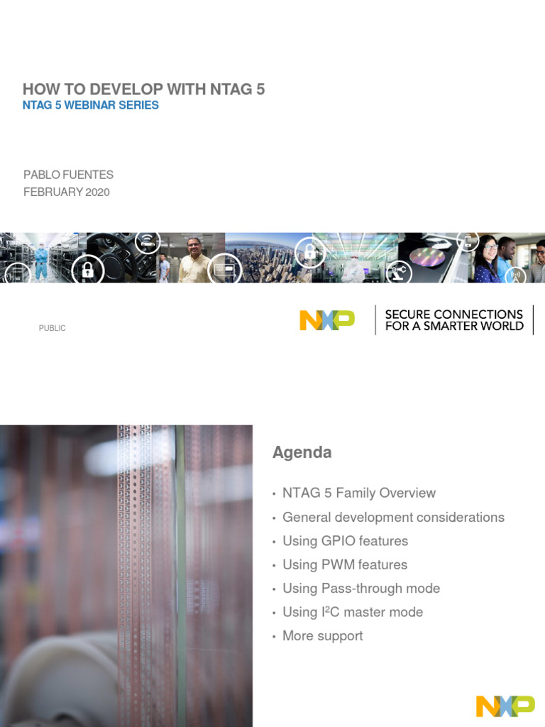 03 Webinar Slides How To Develop With NTAG 5 | PDF | Microcontroller ...