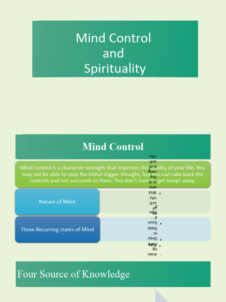 11 Mind Control and Spirituality | PDF | Mind | Thought