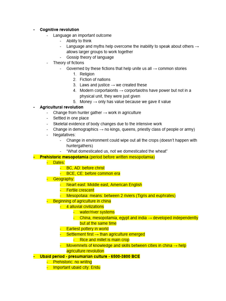 History Midterm Review Pdf Akhenaten Zoroastrianism