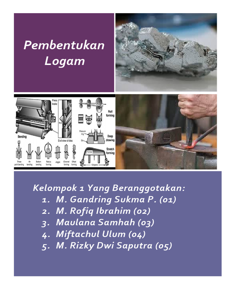 Proses dan Tujuan Pembentukan Logam | PDF | Teknologi & Rekayasa
