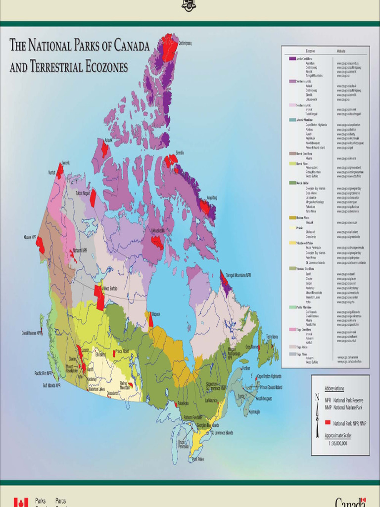 The NP of Canada & Terrestrial Ecozones | PDF