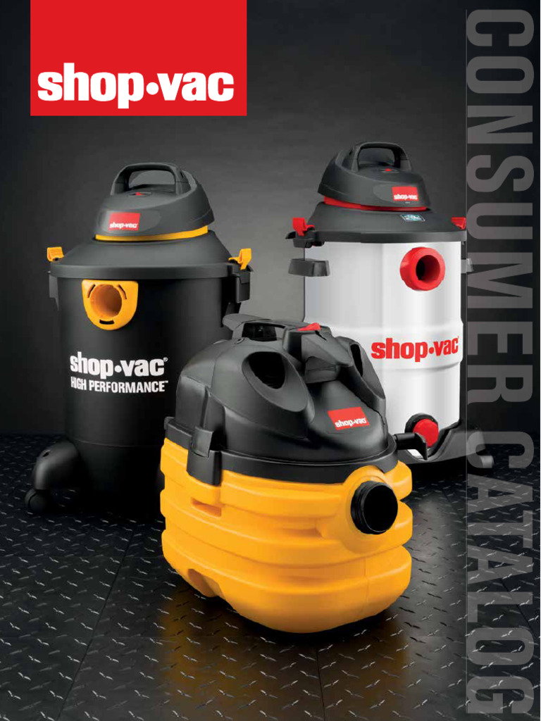 Shop-Vac Model Specifications Overview | PDF | Vacuum Cleaner | Horsepower