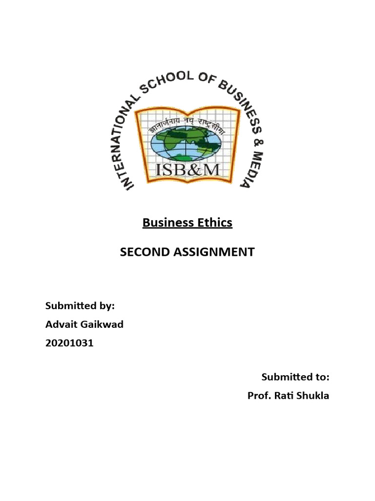 Becg Assignemnt | PDF | Leadership | Morality