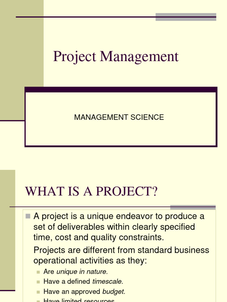 Project Management | Download Free PDF | Project Management | Business