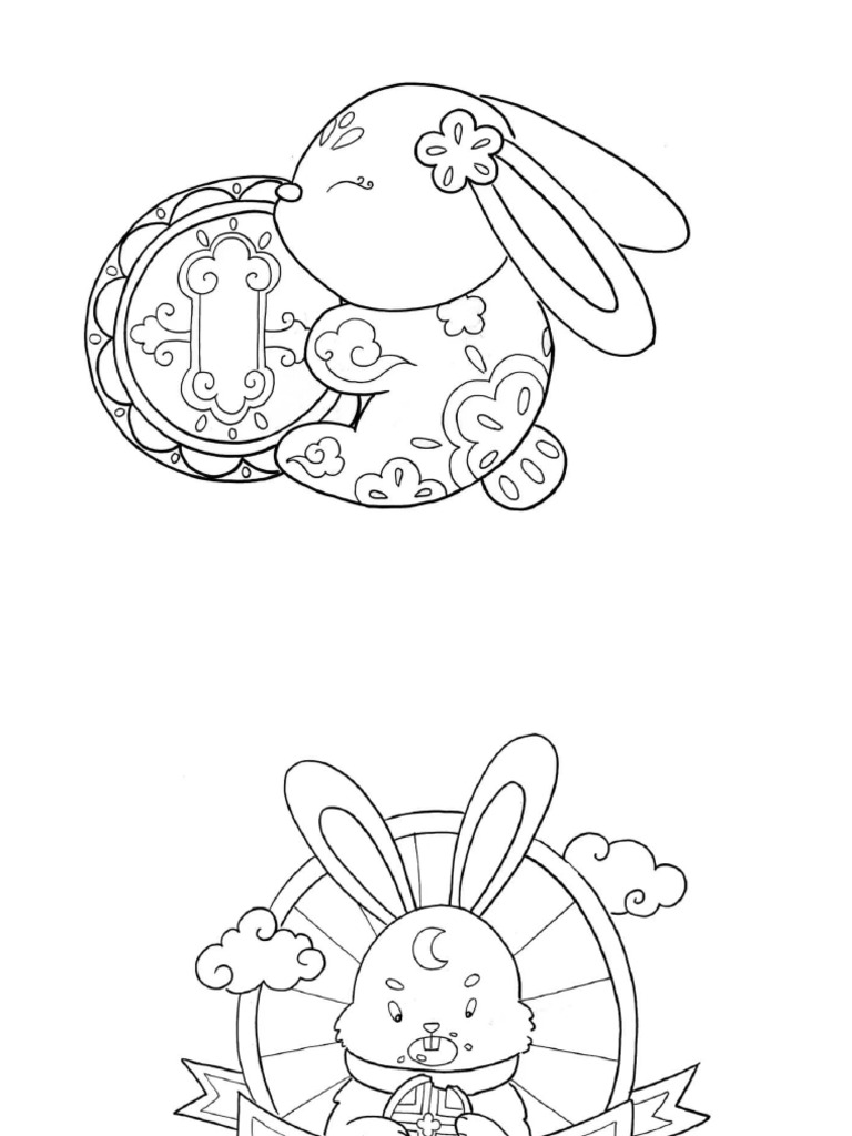 MOONCAKE FESTIVAL Coloring | PDF