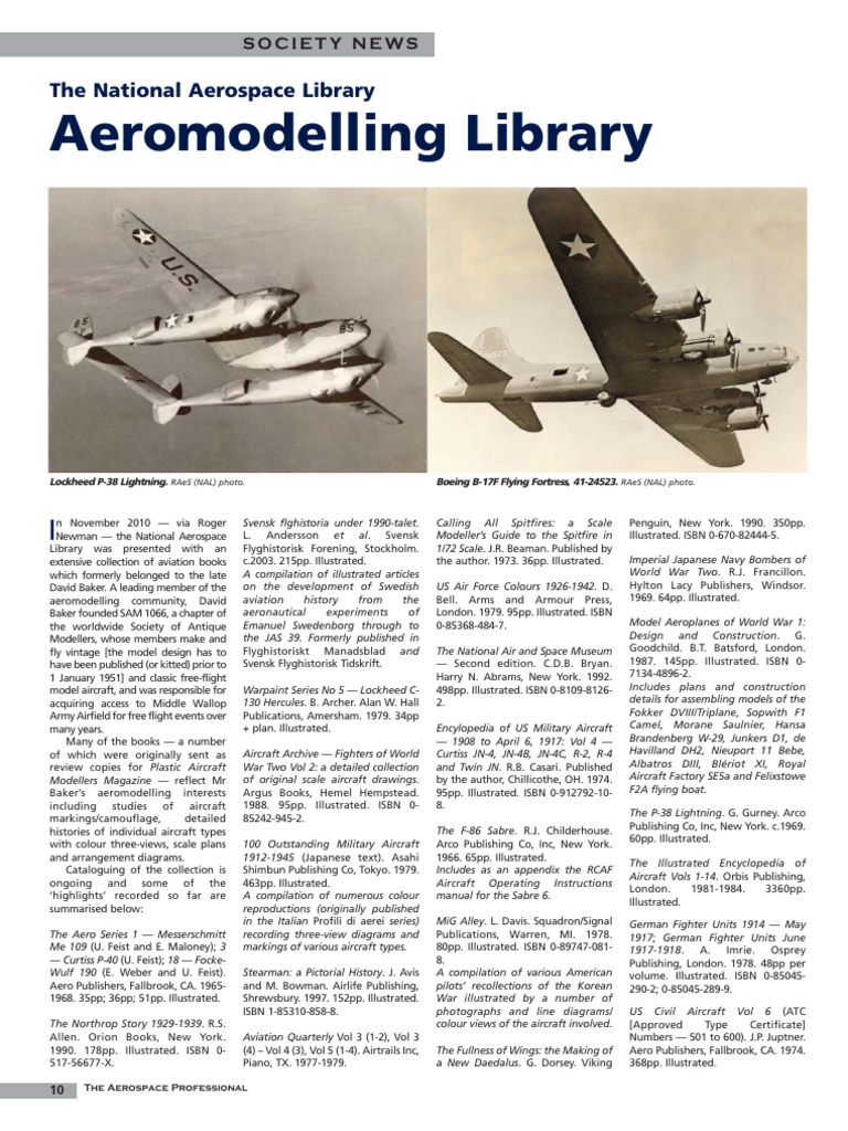 Research Guide On Aero Modeling | PDF